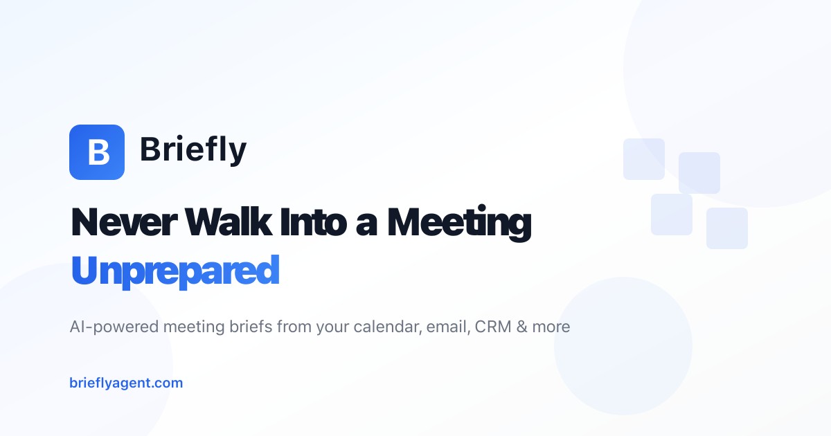 How to Handle Back-to-Back Meetings Without Losing Your Mind - Briefly Blog